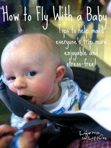 How to Fly With a Baby - Life With My Littles