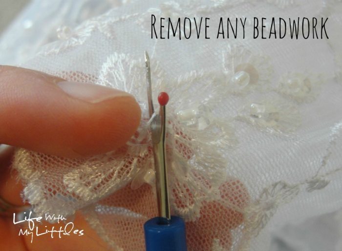 DIY Wedding Dress Necklace Tutorial - Life With My Littles