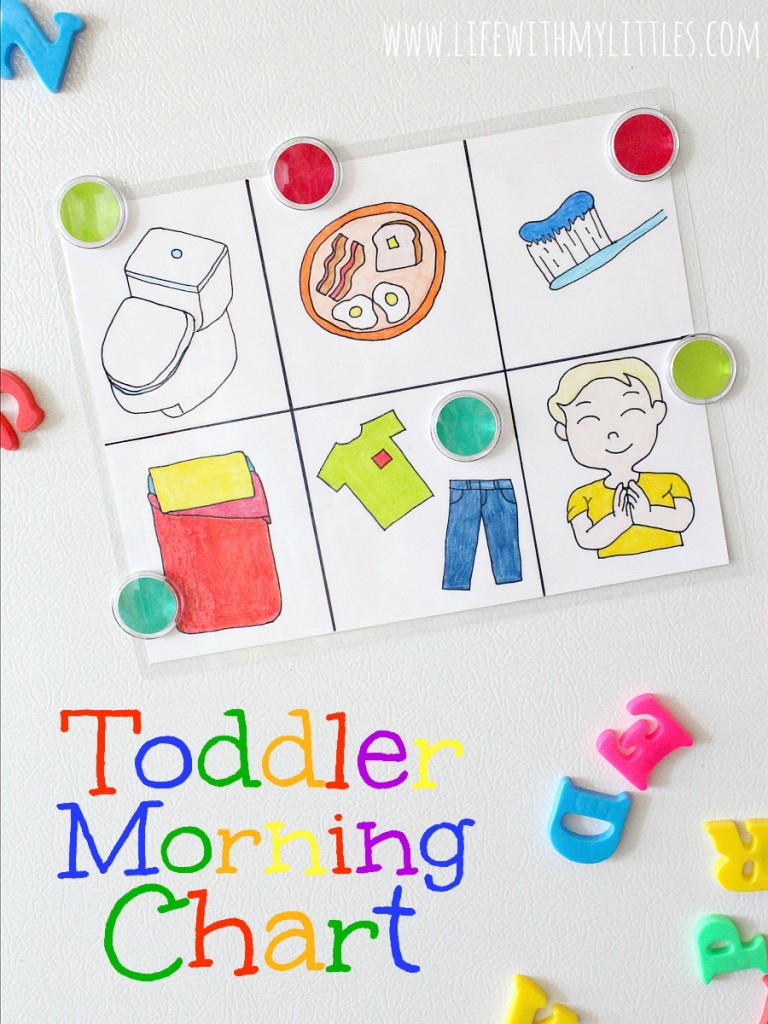 Free Toddler Morning Chart Printable - Life With My Littles