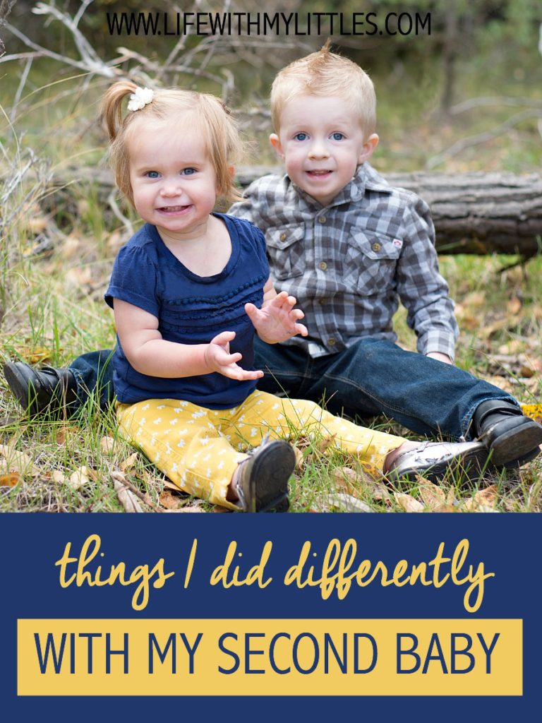 Things I Did Differently With My Second Baby - Life With My Littles