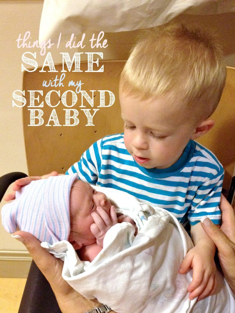 Things I Did the Same With My Second Baby - Life With My Littles