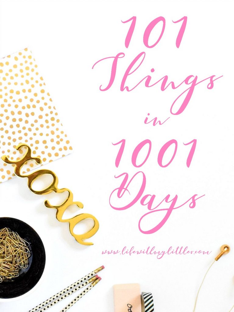 101 Things in 1001 Days - Life With My Littles