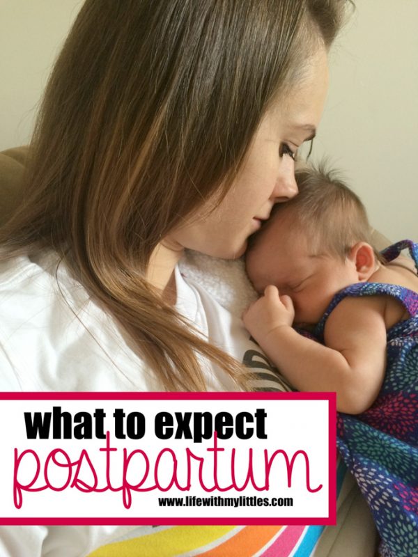 What to Expect Postpartum - Life With My Littles