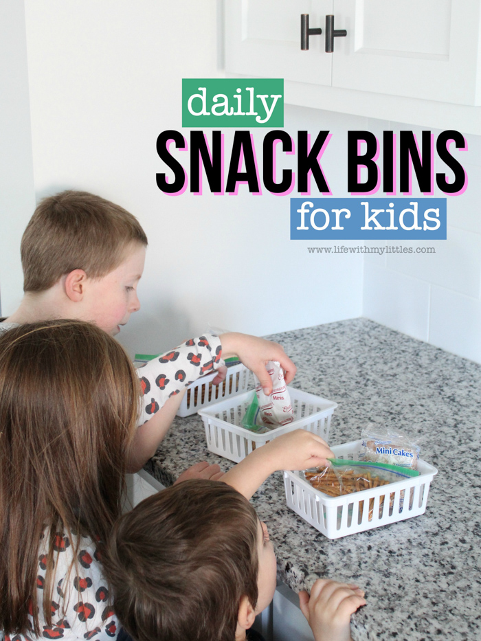 Daily Snack Bins for Kids - End the Battle Over Snack Time!